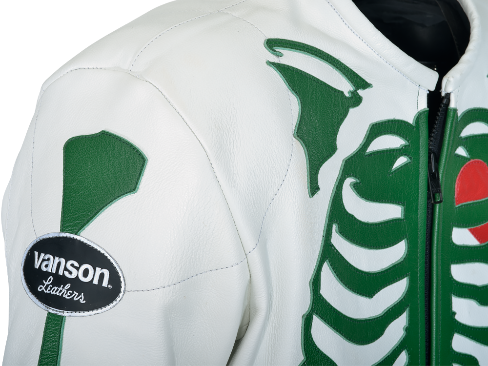 7uice x Vanson Genuine Leather Jacket (White) – 7UICE
